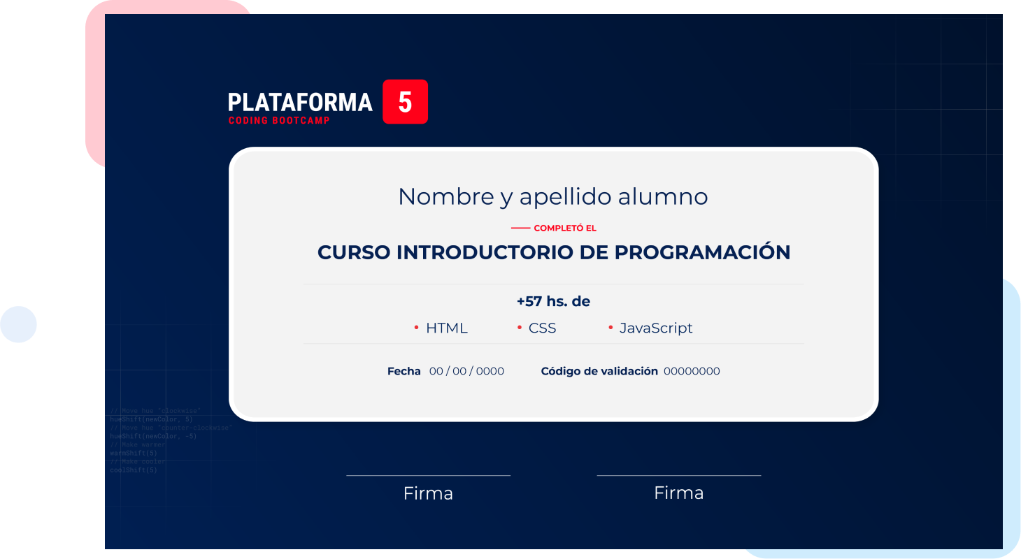 Plataforma 5 - Coding Bootcamp
